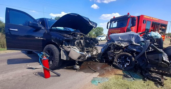 Choque frontal: murió el hombre de 69 años